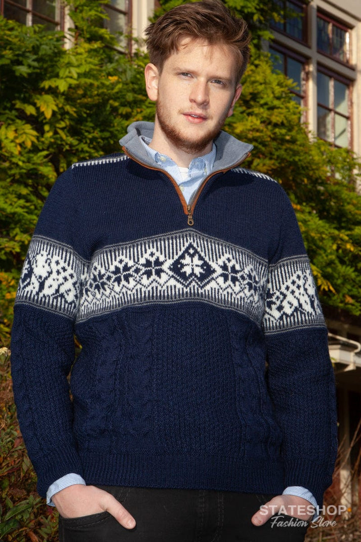 Nordic Polar Sweater, darkblueNorfinde – Stateshop Fashion